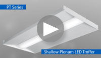 PT - Shallow Plenum LED Troffer - H.E. Williams, Inc.